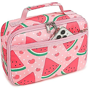 LOIDOU Lunch Box Kids Girls Insulated Lunch Bag Thermal Meal Tote Reusable Lunch Pail Bags for School Travel