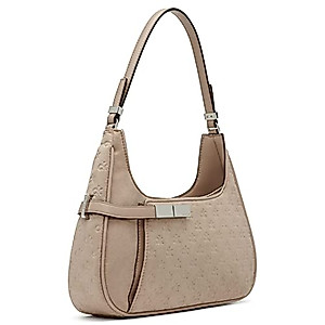 Calvin Klein Jade Top Zip Shoulder Bag, Goat Emboss,One Size