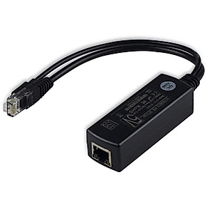 UCTRONICS IEEE 802.3af Micro USB Active PoE Splitter Power Over Ethernet 48V to 5V 2.4A for Tablets, Dropcam or Raspberry Pi 2/3B+ (48V to 5V 2.4A)