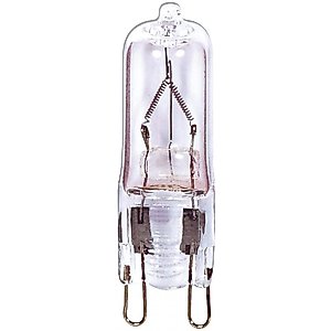 Satco S4616 G9 Bulb in Light Finish, 1.56 inches, 1 Count (Pack of 1), Clear
