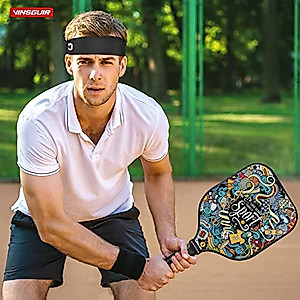 Sports Sweatband- Black- 2Pack