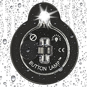 Panther Vision BUTTON LAMP Adhesive LEDs Light Package - Lightweight, Ultra Small, Ultra Bright LED Utility Lights - 6 Pack (BL-6885)