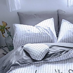 MOON'S SLEEPWARES / Pandia Series / [ Twin Size ] [ 100% Cotton 200 Thread Count ] Duvet Cover Set (Duvet Cover with One Pillow Case) SJTBOH150x200