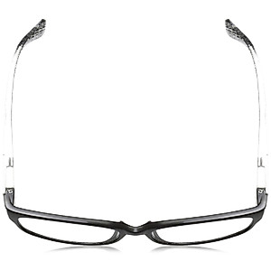 Foster Grant Kyra Reading Glasses, Black/Transparent, 59 mm