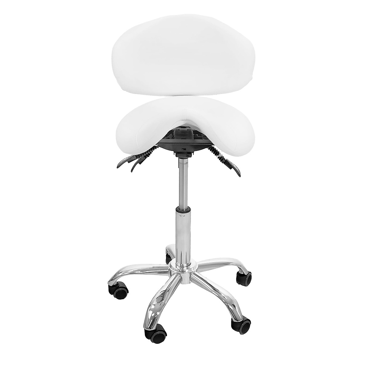 SkinAct® Esthetician Saddle Stool (White)