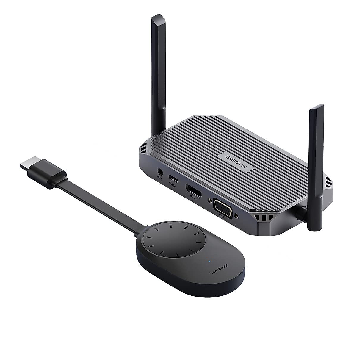 Hagibis Wireless HDMI Transmitter and Receiver, Wireless HDMI Extender Kits & Wireless Display Dongle, Plug and Play HDMI Adapter for TV, Camera, Streaming, Laptops, PC, Media, PS4/5