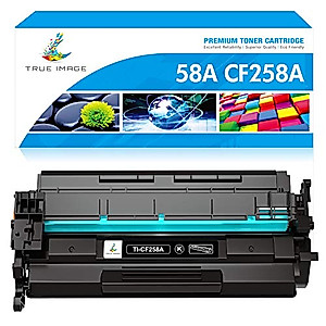 TRUE IMAGE Compatible Toner Cartridge Replacement for HP 58A CF258A CF258X 58X for HP Pro MFP M428fdw M404dn M404n M404dw M428fdn M428dw M404 M428 Printer Ink (Black, 1-Pack)