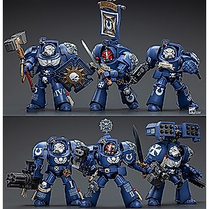 HiPlay JoyToy Warhammer 40K Ultramarines Terminators Brother Andrus 1:18 Scale Collectible Action Figure