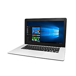Ematic EWT144WH 14.1" HD Quad-Core 32GB Laptop with Windows 10