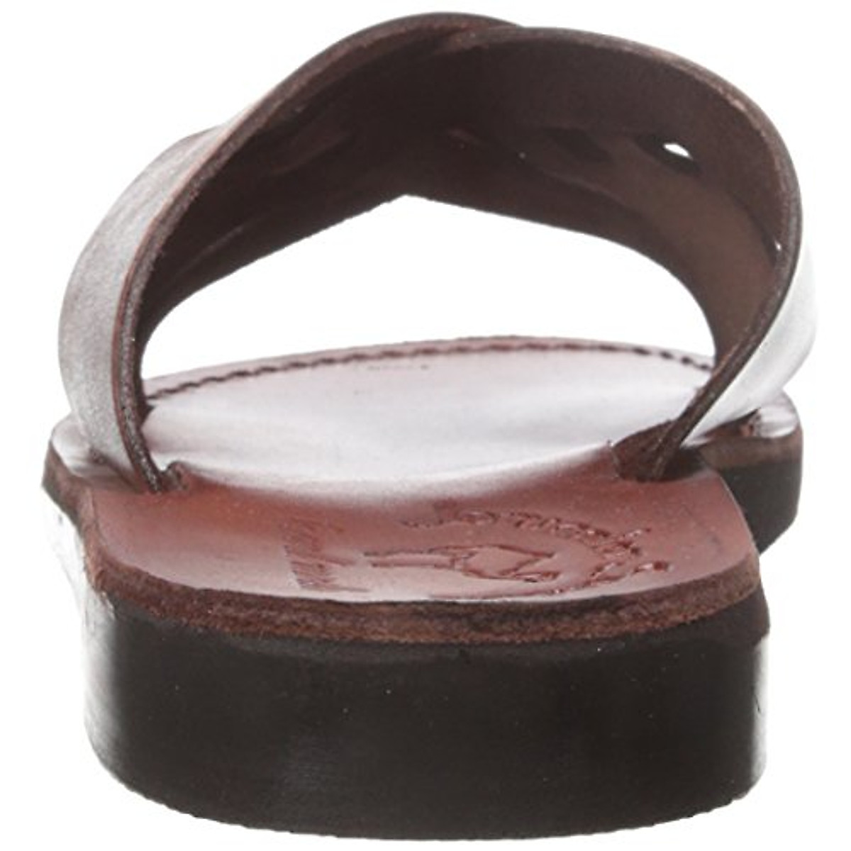 Jerusalem Sandals Jesse - Leather Woven Strap Sandal - Brown