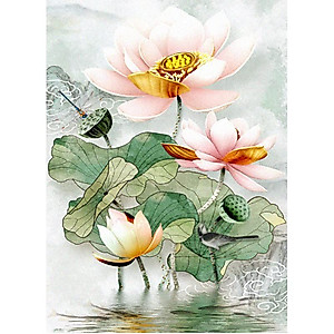 Window Film Window Decal Window Film Privacy Frosted Glass Sticker Lotus Decoration Adhesive Sticker for Home Privacy Window Decal (Size : 40x100cm)