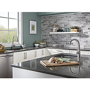 American Standard 4932300.075 Edgewater Pull-Down Kitchen Faucet with SelctFlo in Stainless Steel