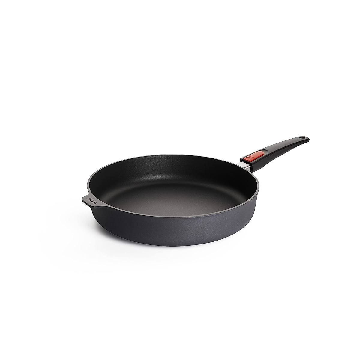 Woll Diamond Lite high rim pan - inductive -, diameter 32 cm, 7 cm high, with removable handle - suitable for all types of stoves, cast aluminum, non-stick coating, oven-safe, anthracite, 1 piece