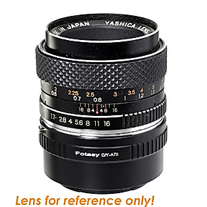 Fotasy CY Lens to E-Mount Adapter, Contax Zeiss C/Y Lens to E Mount Adapter, Contax Lens EMount, Compatible with Sony a7 a7r a7s a7 II III IV a9 a9II a7c aplha 1 a6600 a6500 a6400 a6300 a6100 ZV-E10