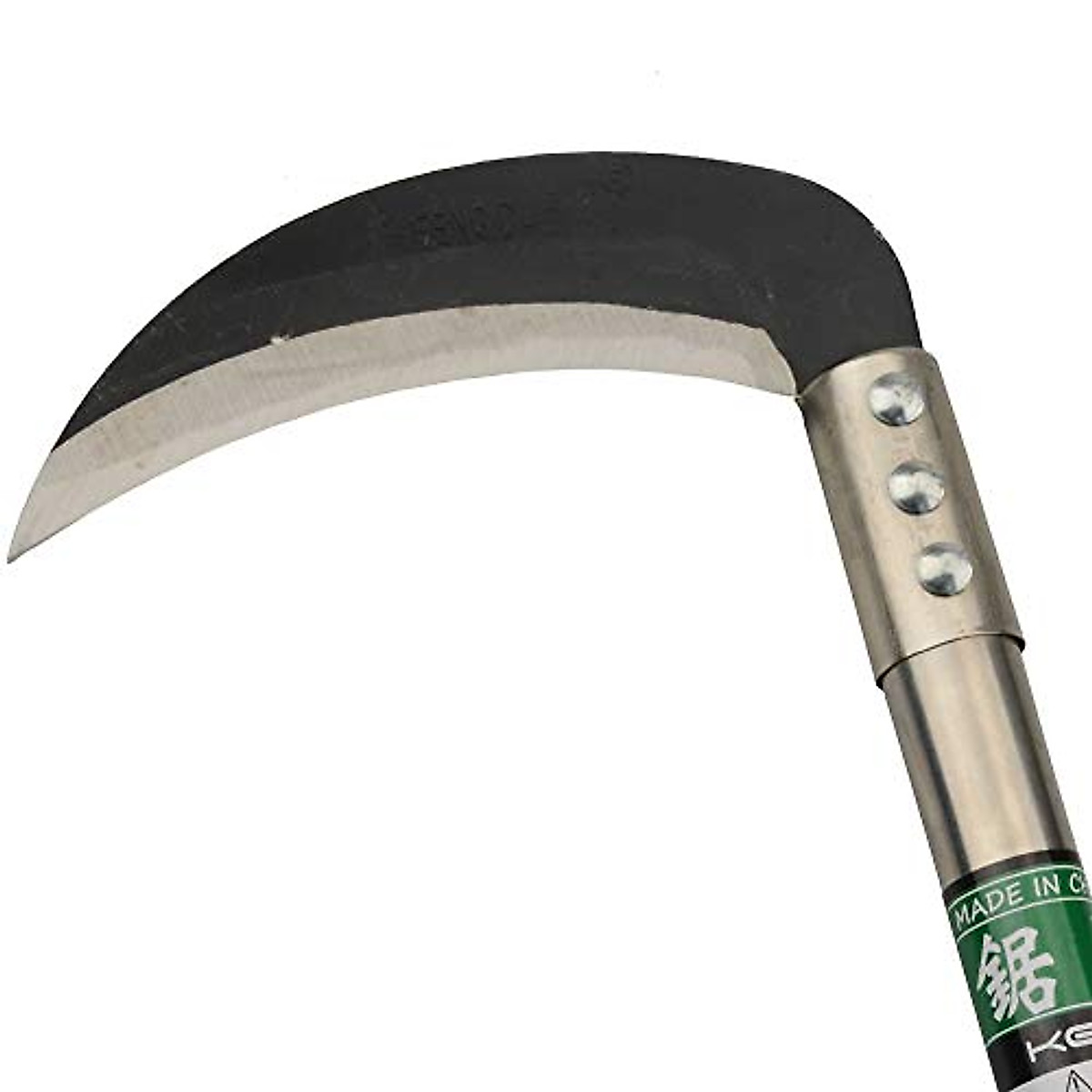 Zelin Grass Sickle,Clearing Sickle,Manganese Steel Blade/Stainless Steel Handle Hand held Sickle Tool,Professional Clearing Vines and Weeds Tools