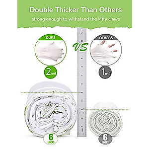 PETOCAT Litter Box Liners, 34 Count Jumbo Cat Litter Pan liners, Drawstring Litter Liner Bags For Litter Box, Easy Clean Up. Thick Large Kitty Litter Liner XL, Eco Friendly Pet Cat Supplies(36" x 19")