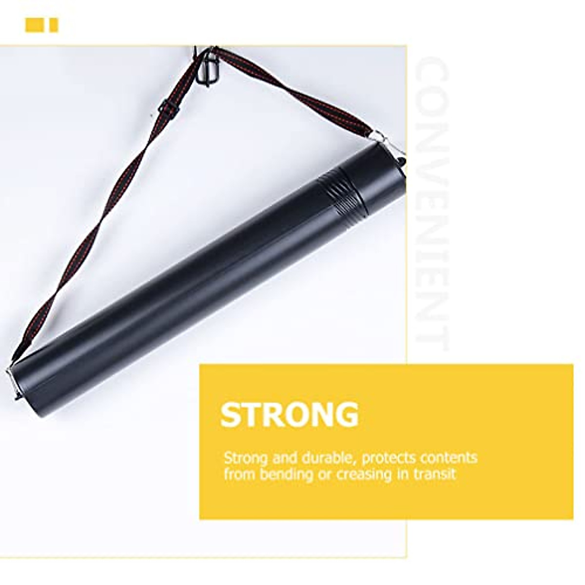 Ciieeo Telescoping Drafting Tube Document Poster Tube Art Document Tube Documents Storage Tube for Artworks, Blueprints, Drafting and Scrolls