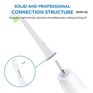 Toothbrush Replacement Heads for Philips Sonicare, Electric Replacement Toothbrush Head Compatible with Phillips Sonic Care Snap on Brush, 10 Pack