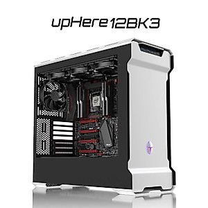 uphere 3-Pack Long Life Computer Case Fan 120mm Cooling Case Fan for Computer Cases Cooling,12BK3-3