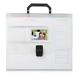 Pearhead School Years Organizer, Children’s School Highlights and Accomplishments Binder for Parents, File Keeper for Kids, School Memories Keepsake, Plastic, One Size