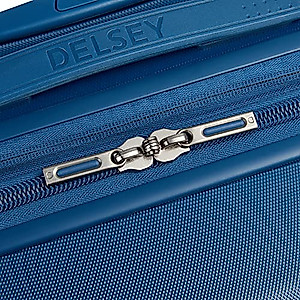 DELSEY Paris Comete 3.0 Hardside Expandable Luggage with Spinner Wheels, Blue, Carry-on 20 Inch