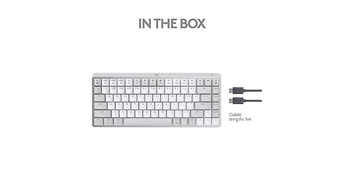 Logitech MX Mechanical Mini for Mac – Compact Wireless Mechanical Keyboard
