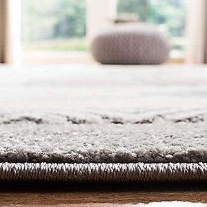 SAFAVIEH Carousel Kids Collection Accent Rug - 4' x 6', Ivory & Pink, Cat Design, Non-Shedding & Easy Care, Ideal for High Traffic Areas for Boys & Girls in Playroom, Nursery, Bedroom (CRK187A)