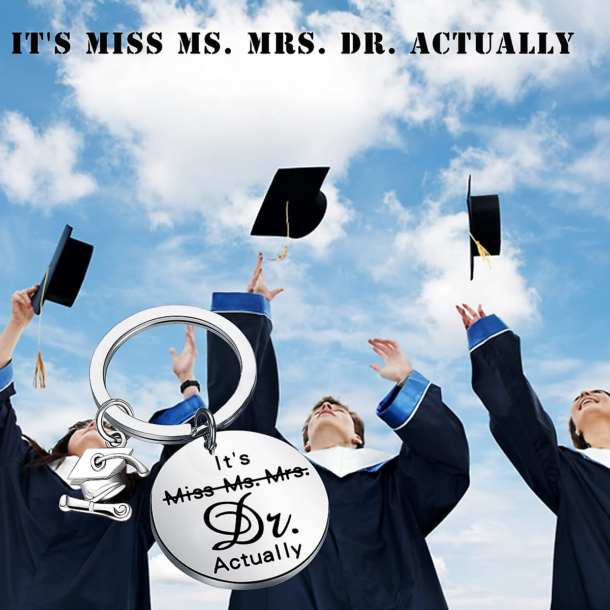 PLITI PHD Gift PHD Graduation Gift PHD Student Gift Doctorates Degree Gift Doctor Of Philosophy Gift (Dr. Actually ky)