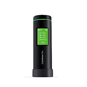 Tint Meter, Digital Colorimeter Color Meter Tester 8mm with Color Screen Display Wavelength Ran 400 to 700nm,Color Sensor