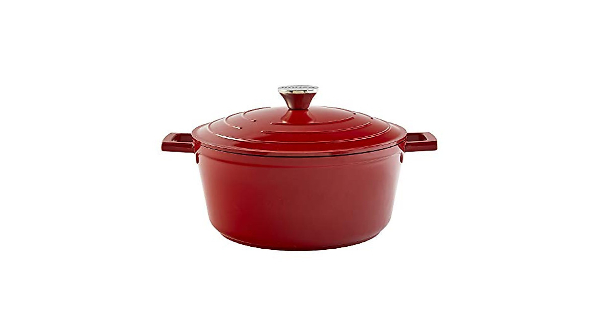 IMUSA 5 Quart Cast Aluminum Dutch Oven - Versatile Cooking