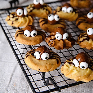 Colyanda Small Candy Eyes Eyeballs Cake Cupcake Toppers Cookie Decorations Edible Sprinkles for Halloween Christmas