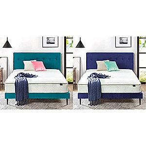 Zinus 10 Inch Foam and Spring Mattress/CertiPUR-US Certified Foams/Mattress-in-a-Box, Twin & 8 Inch Foam and Spring Mattress/CertiPUR-US Certified Foams/Mattress-in-a-Box, Twin