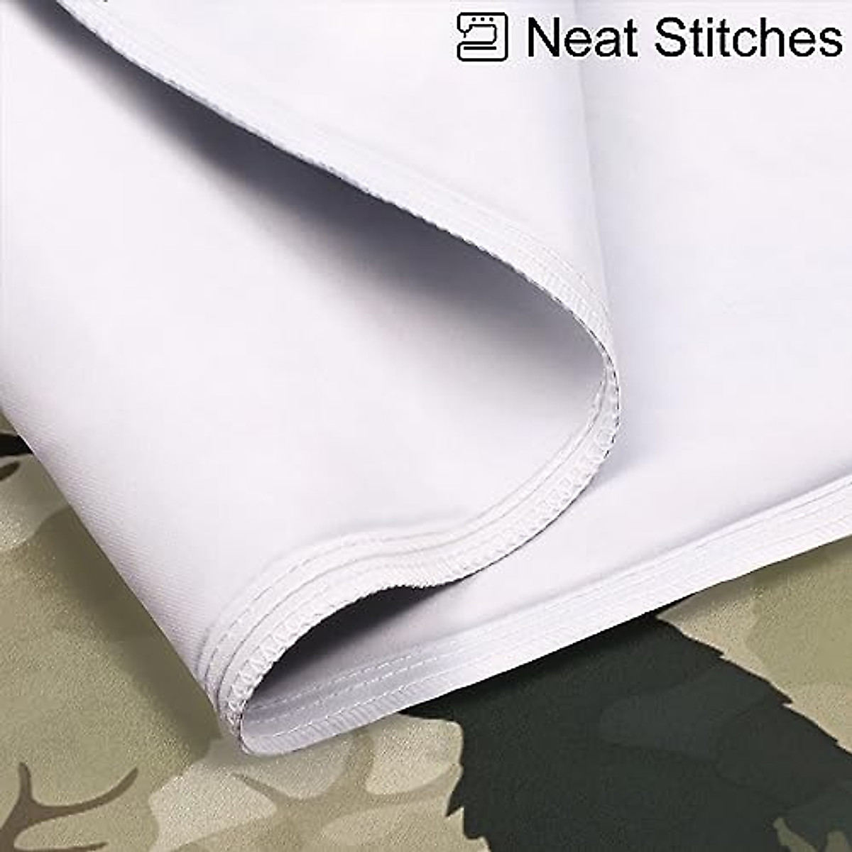 Satin Pillowcase for Hair and Skin Standard Size Military Camo Camouflage Deer,Soft Breathable Smooth Cooling Pillow Covers Satin Pillow Cases with Envelope Closure,20x26 Inches