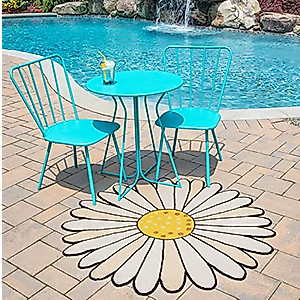 Novogratz by Momeni Cucina Daisy Round Kitchen Mat 3' x 3'