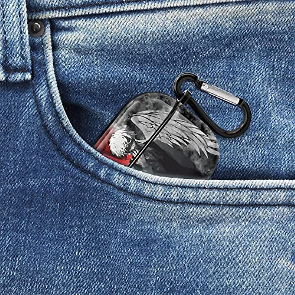 for AirPods 3rd Generation Case with Keychain Whole Body Anime Printing Shockproof Protective Case Cover for Wireless Charging Compatible with AirPods 3