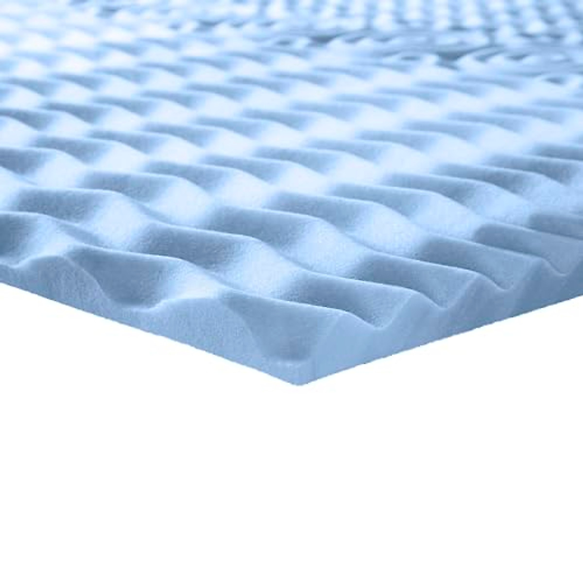 Serta Comfort Zone Cooling Memory Foam Mattress Topper, 1.5 Inch, Full