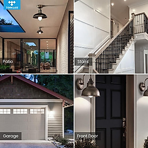 Motion Sensor Light Bulbs, 13W (100Watt Equivalent), Motion Activated Dusk to Dawn Security LED Bulb, 5000K Daylight, Energy-Efficient, for Indoor and Outdoor Lighting, Porch, Stairs, Hallway 3Pack