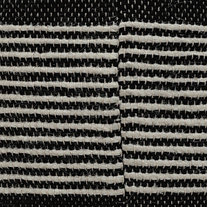 Christopher Knight Home Lucknow Pouf, White + Black, Small