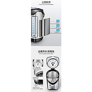 Panda Electric Hot Water Boiler and Warmer, Hot Water Dispenser, 304 Stainless Steel Interior (3.3 Liter, White)