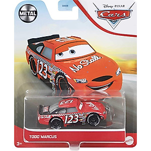 Disney Cars Toys Todd Marcus, Miniature, Collectible Racecar Automobile Toys Based on Cars Toys Movies, for Kids Age 3 and Older, Multicolor
