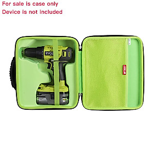 Hermitshell Hard Travel Case for RYOBI ONE+ 18V Cordless 1/2 in. Drill/Driver + Battery