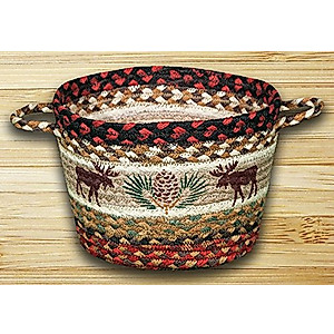 Earth Rugs 38-UBPSM019MP Basket, 9"x7", Multi-Colored