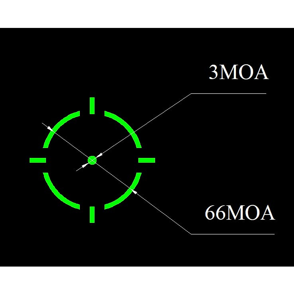 Ade Nuwa Pro (RD3-021 Pro) Motion Awake Green Reticle Dot for Canik TP9 Elite SC,Mete SFT/Mete MC9,Sig Sauer 365XL,Springfield Hellcat OSP/Hellcat Pro… (Black Body)