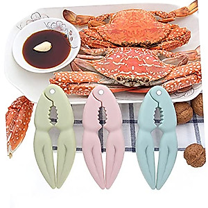 TIDTALEO Nut Machine Crab Leg Crab Leg Opener Crab Leg Lobster Tool Bottle Opener Chestnut Biscuit Machine Heavy Pink Small Walnut