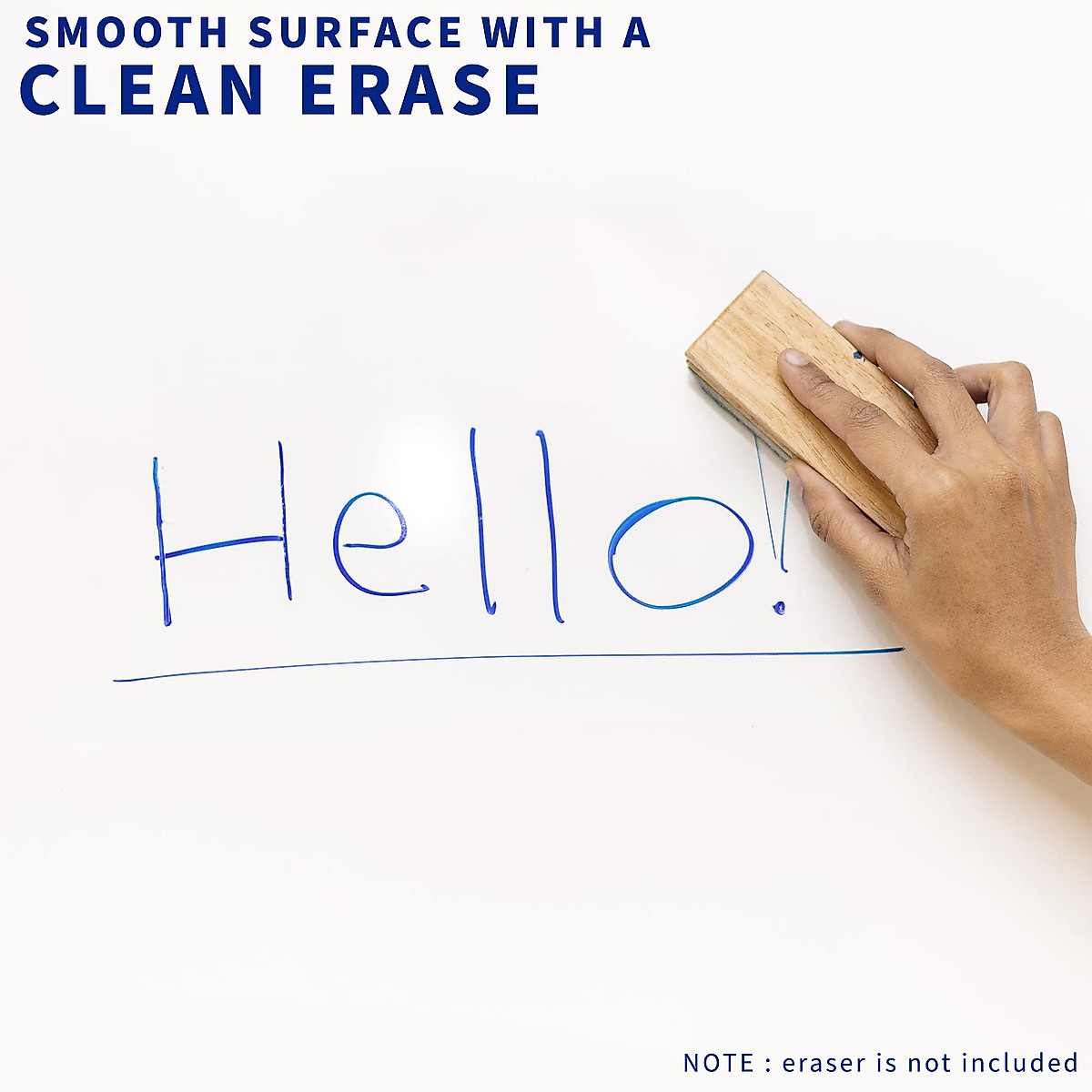 VIVO Dry Erase 60 x 24 inch Universal Solid One-Piece Table Top for Standard and Sit to Stand Height Adjustable Home and Office Desk Frames, Whiteboard Table Top, DESK-TOP6WE