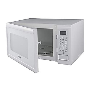 RCA RMW1129-WHITE 1.1 Cu Ft 1000-Watt Countertop Microwave, White, standard