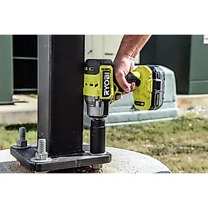 RYOBI P262K1 ONE+ HP 18V Brushless Cordless 4-Mode 1/2 in. Impact Wrench Kit w/ 4.0 Ah HIGH PERFORMANCE Lithium-Ion Battery & Charger