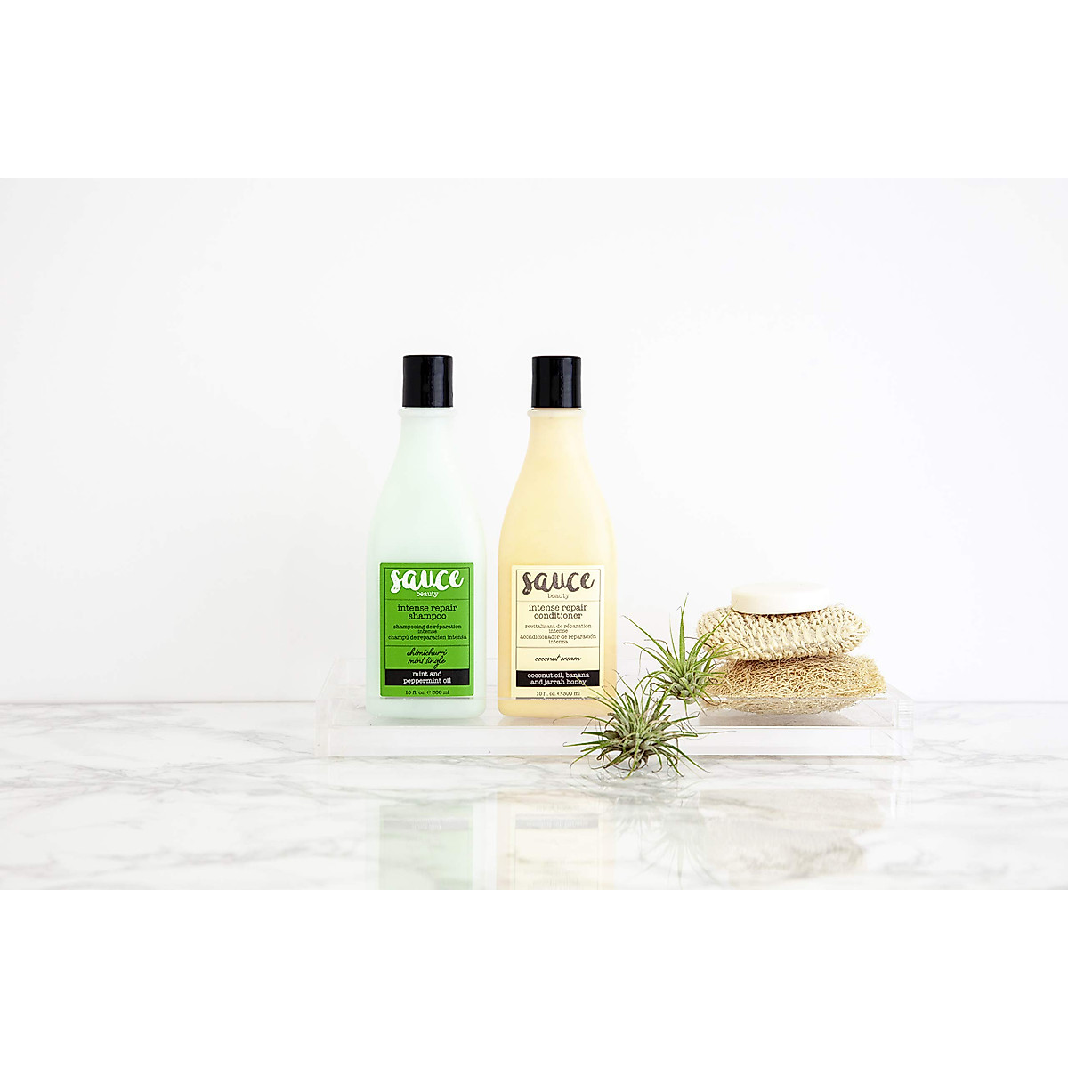 Sauce Beauty Chimichurri Mint Shampoo and Coconut Cream Conditioner Set - 2 10 fl. oz. Bottles