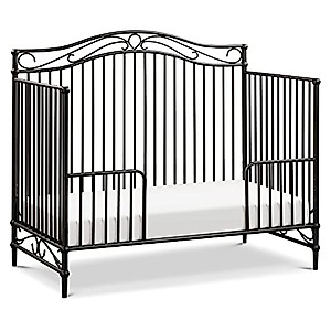 NAMESAKE Noelle 4-in-1 Convertible Metal Crib in Vintage Iron, Greenguard Gold Certified