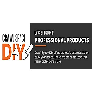 Whitecap Premium Cross-Woven Vapor Barrier - 20 Mil - (12' x 100') - Tear Resistant, Heavy Duty Vapor Barrier, Drop Cloth Moisture Barrier Plastic Sheeting for Crawlspace, Garden, Greenhouses